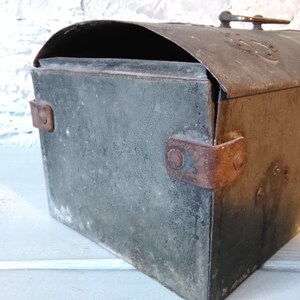Vintage Metal Box,old Box - Etsy