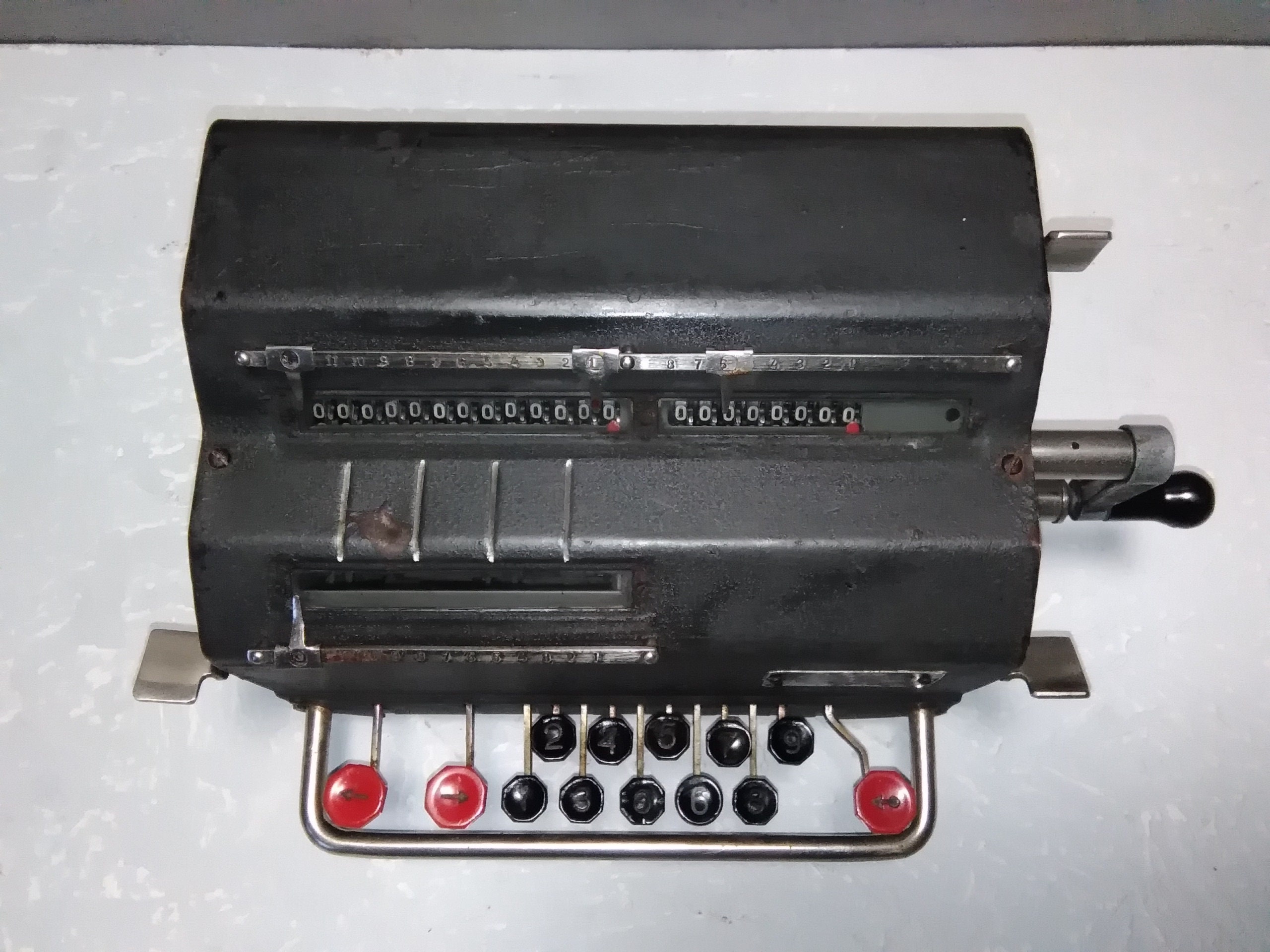 Adding machineVintage original hand calculatorВK1mechanical | Etsy