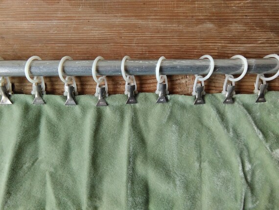 23 Vintage Drapery Clips Rings Set Curtain Clipscurtain - Etsy