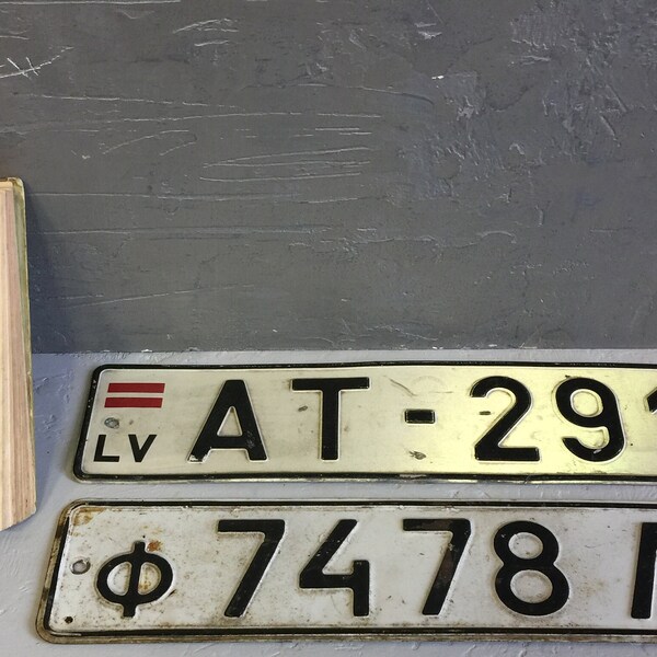 Old License Plate - Etsy