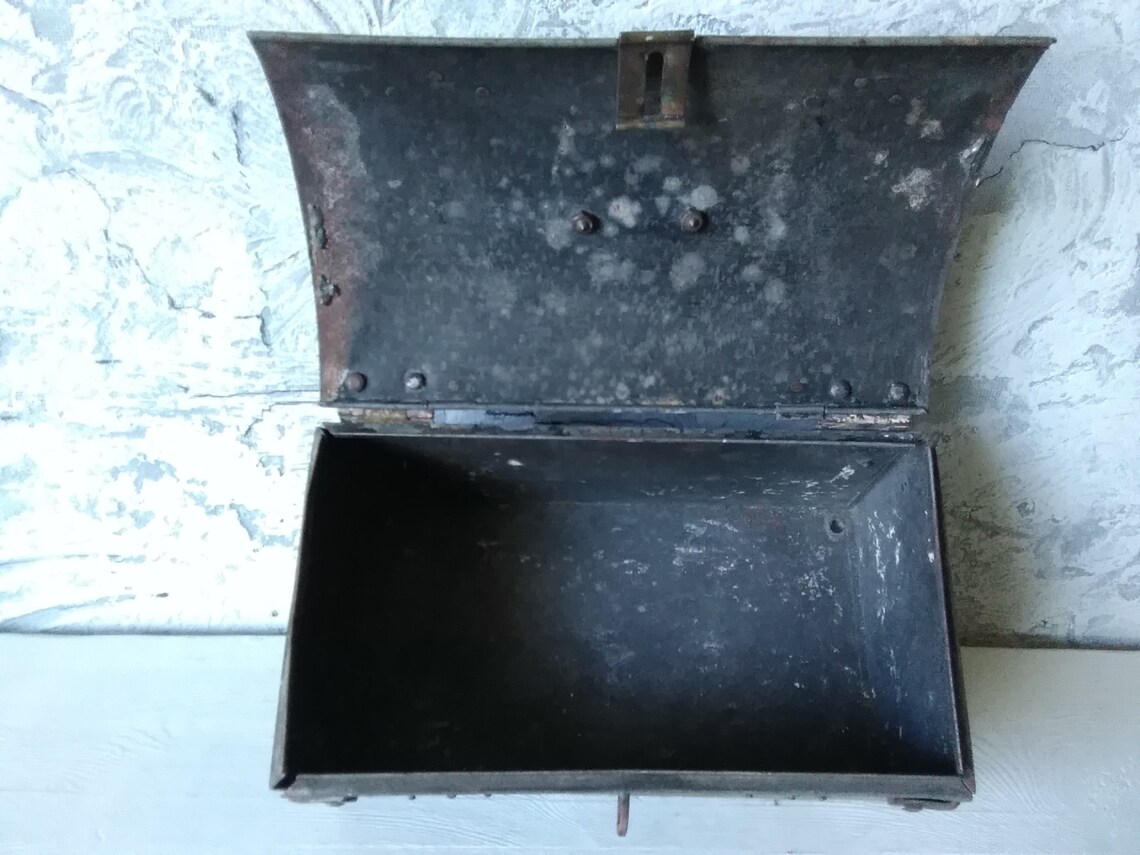 Vintage Metal Boxold Box - Etsy
