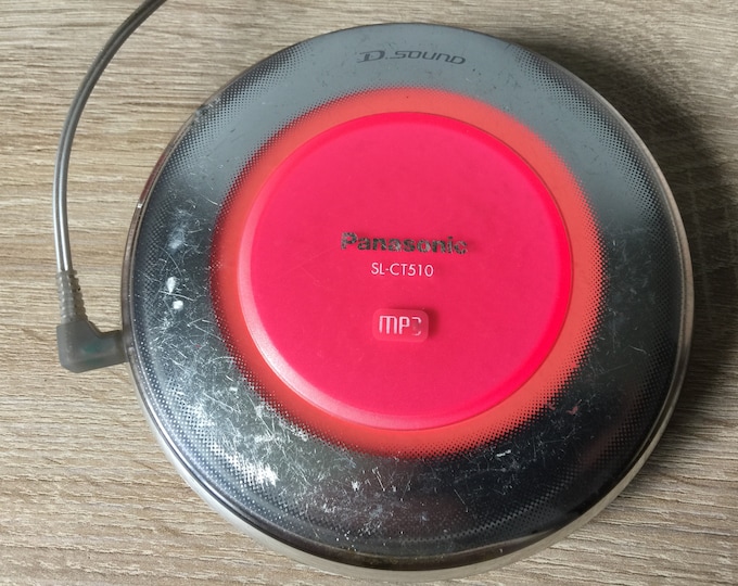 Audiovox DM8905-45P Portable CD Player | Translucent Purple | Tested ...