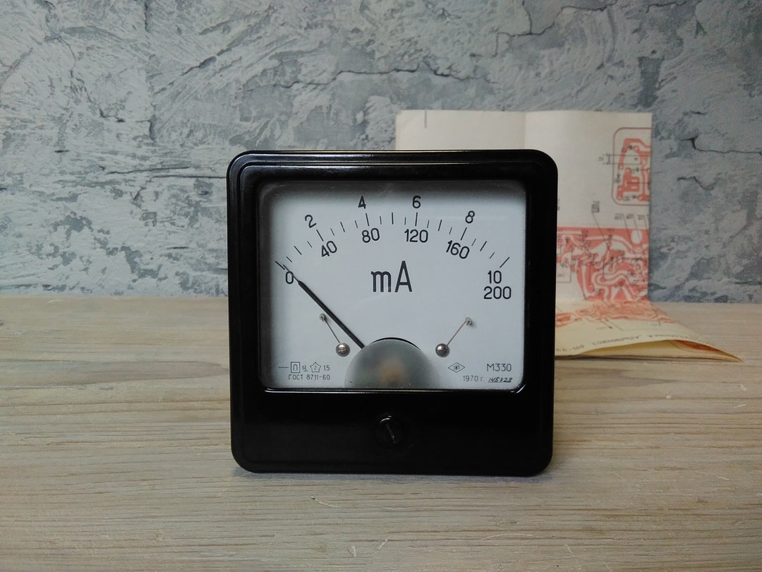 Vintage DC Milliammeter, Measuring Device, Made in the USSR - Etsy