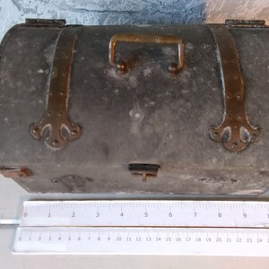 Vintage Metal Box,old Box - Etsy