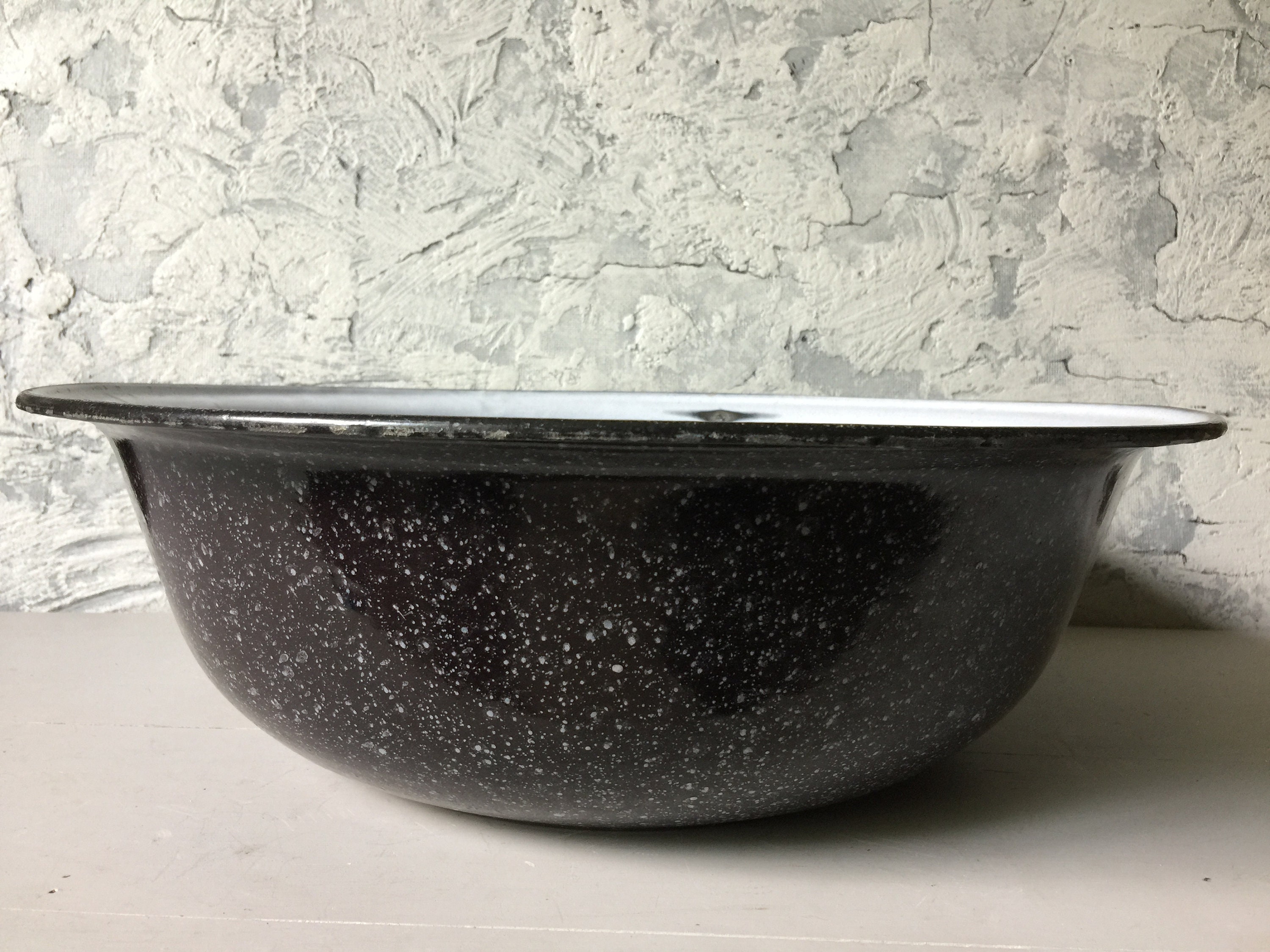 Old Enamel Wash Basin Brown Wash Basin Old Vintage Sink - Etsy