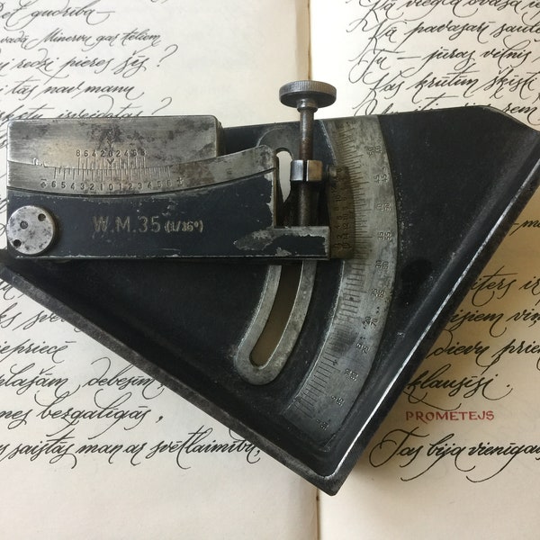 Vintage Protractor - Etsy