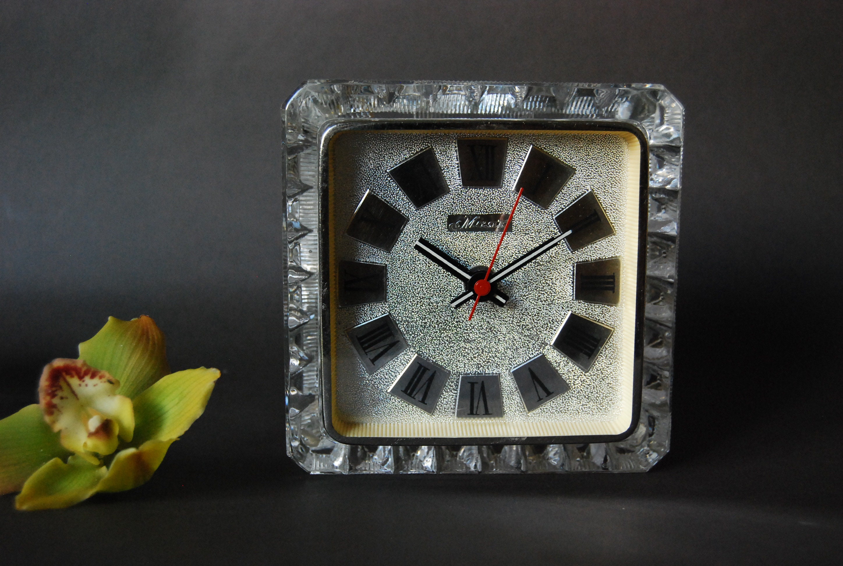 Vintage Mantel Clock MAJAK clock Art Decoclock Crystalclock - Etsy