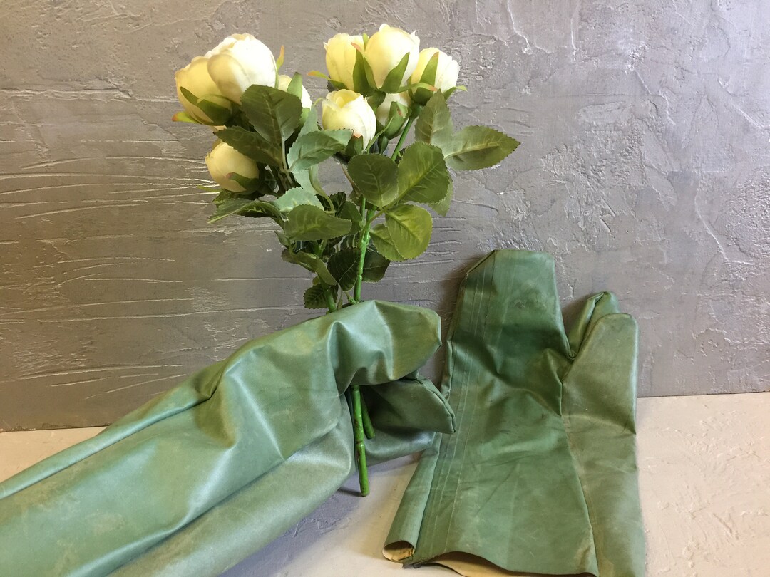 Сhemical Protection Gloves, Vintage Rubber Chemical Protection Gloves ...