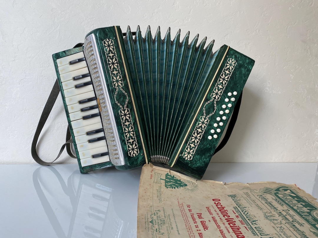 Vintage Children's Accordion: Small Musical Instrument, Shop Decor - Etsy