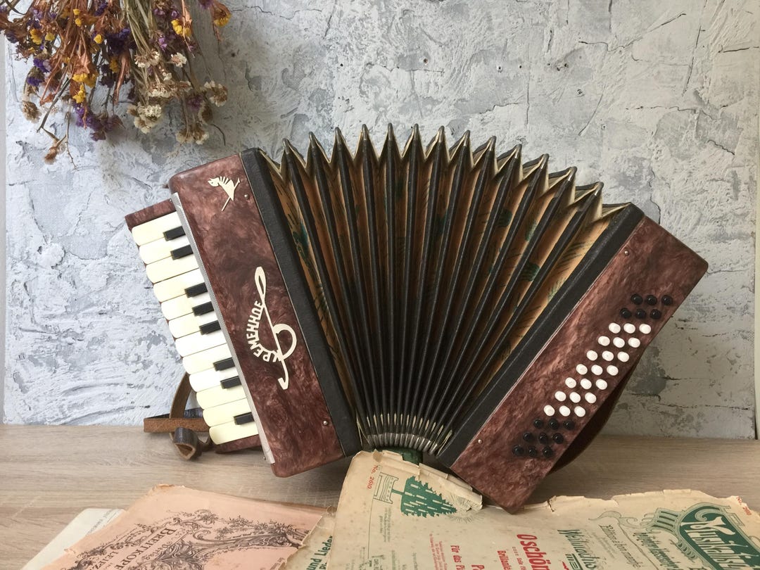Children's Accordion, Vintage Instrument, Musical Instrument, Small ...
