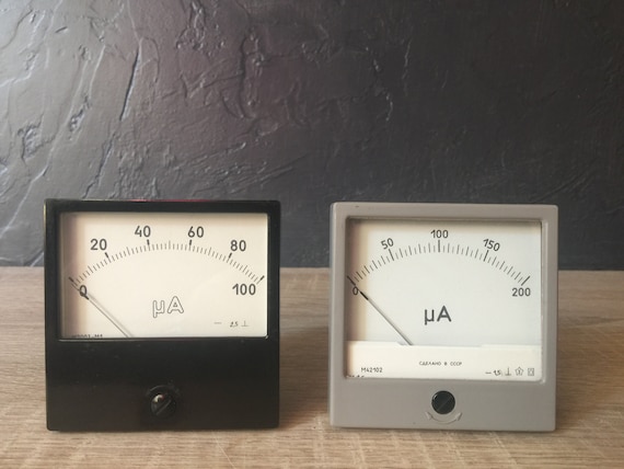 Vintage DC Micro Ammeter Measuring Head DC Micro Ammeter - Etsy