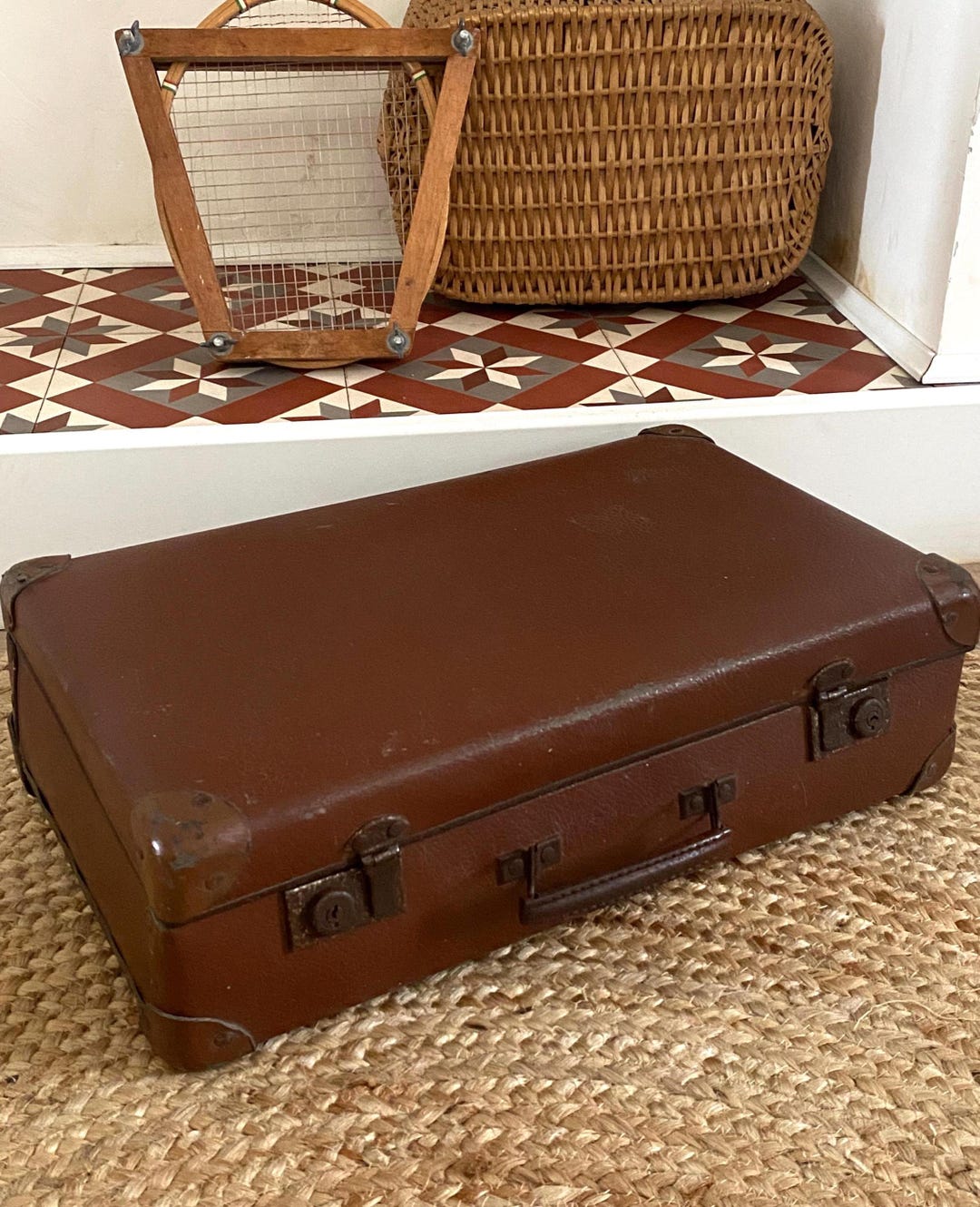 Vintage Suitcase, Storage, Boho Decor, Old Suitcase, Travel, Gift - Etsy