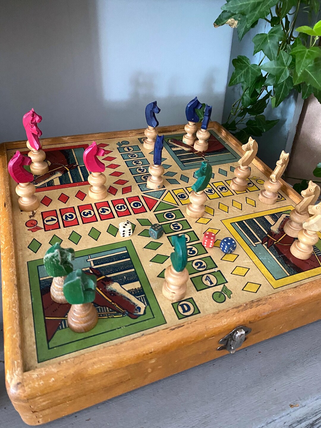Old Game Box, Old Toy, Ludo Game, Goose Game, Checkers Game, Backgammon ...