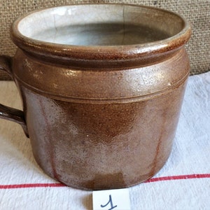Collection of Stoneware Pots, Old Stoneware Farmhouse Jugs, French ...