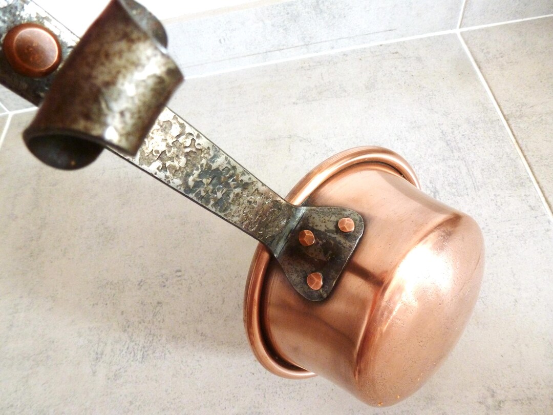 Antique Large Copper Ladle, Vintage Copper Kitchen Utensil, 19th ...