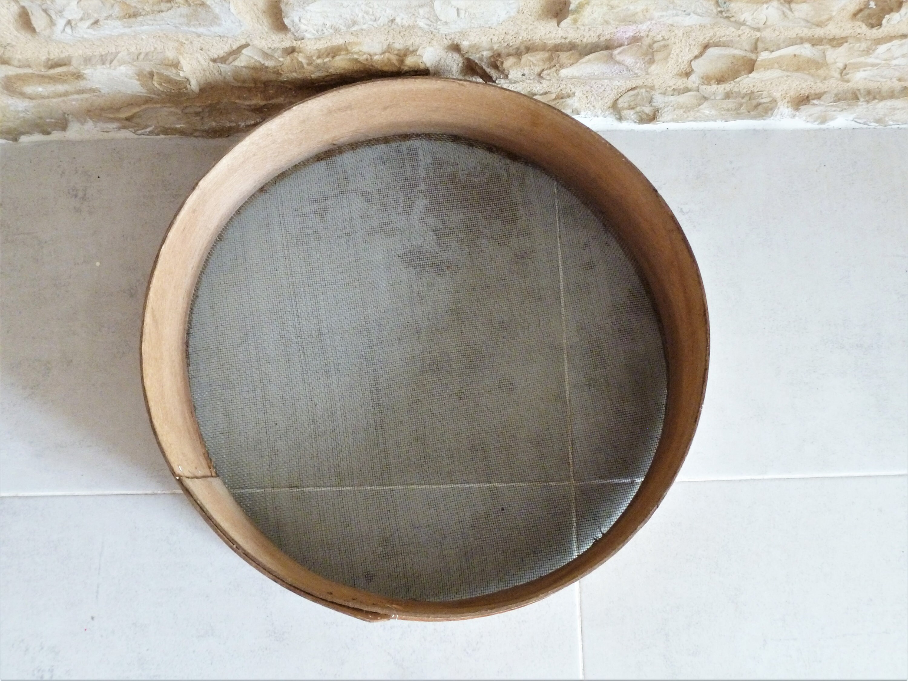Old Wooden Sieve, Grain Sieve, Old Farm Tool, Vintage Grain Strainer ...