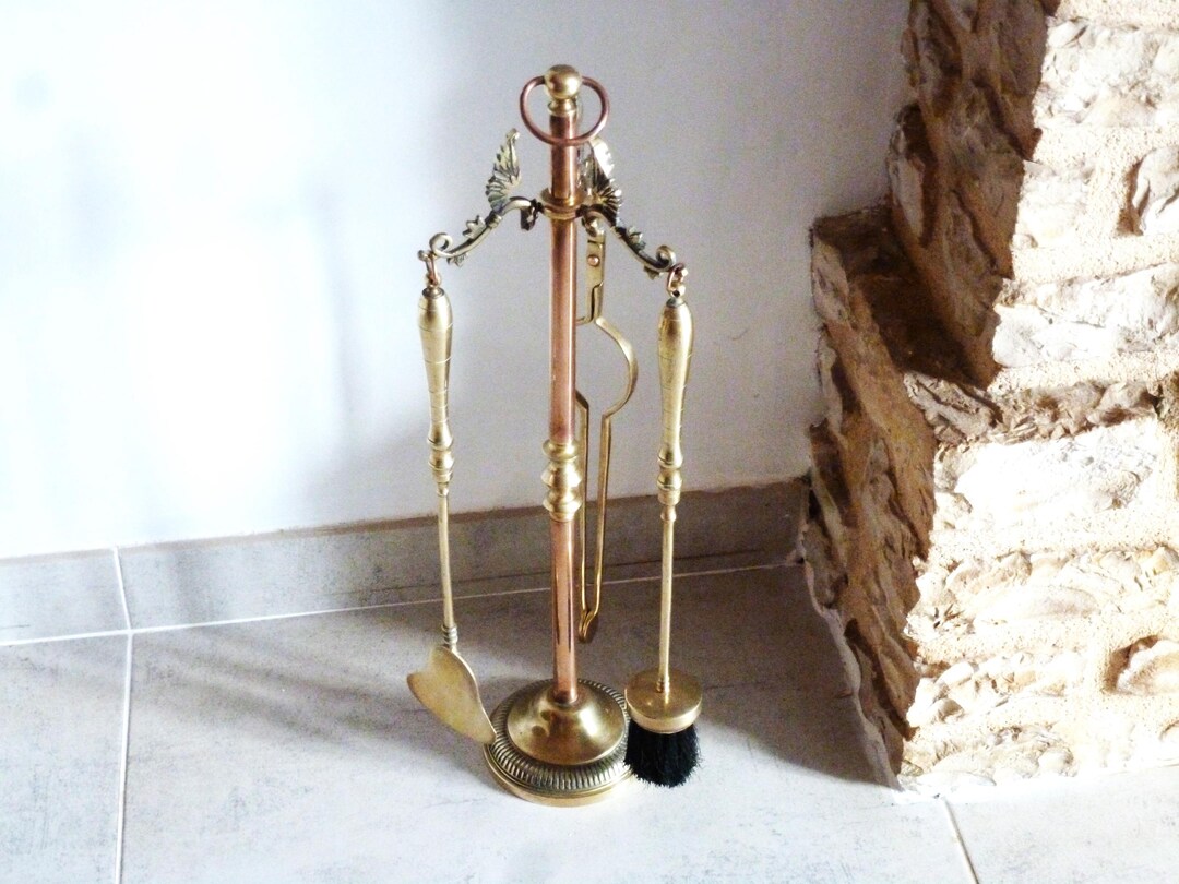 Brass Fireplace Server, Brass Fireplace Accessories and Utensils ...