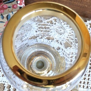 Old Decorative Absinthe and Alcohol Fountain in Crystal and Gilded ...