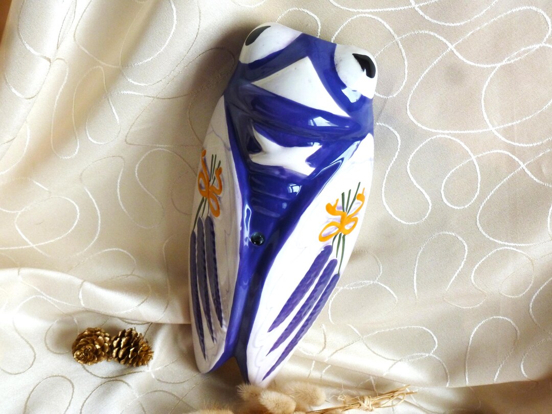 Large Decorative Ceramic Wall Cicada, Ceramic Cicada Wall Decor ...