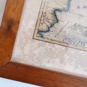 Old Map of Africa From the 1680s, Colonial African Wall Decoration ...