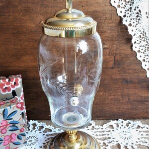 Old Decorative Absinthe and Alcohol Fountain in Crystal and Gilded ...