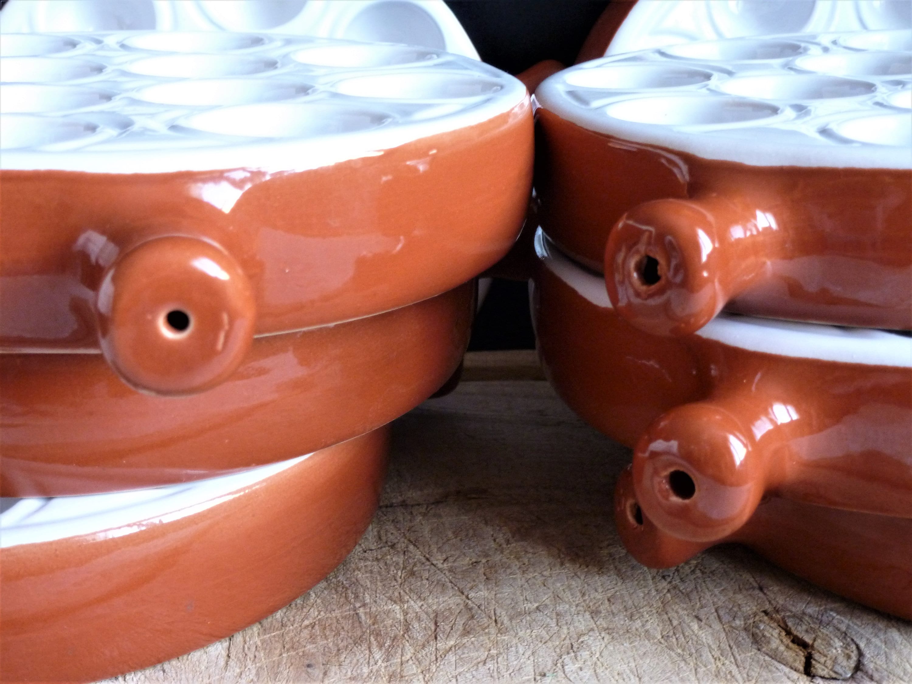 2 Ceramic Stoneware Snail Plates Snail Dish Snail Mold - Etsy Australia