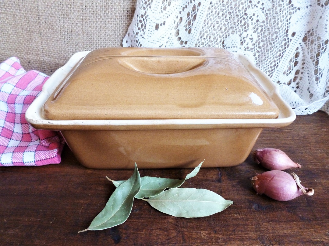 Antique French Glazed Terracotta Terrine, Old Terrine, Ceramic Table ...