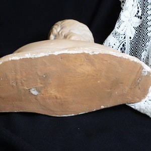 Plaster Child Sculpture, Plaster Bust Figurine, Plaster Cherub, Art ...
