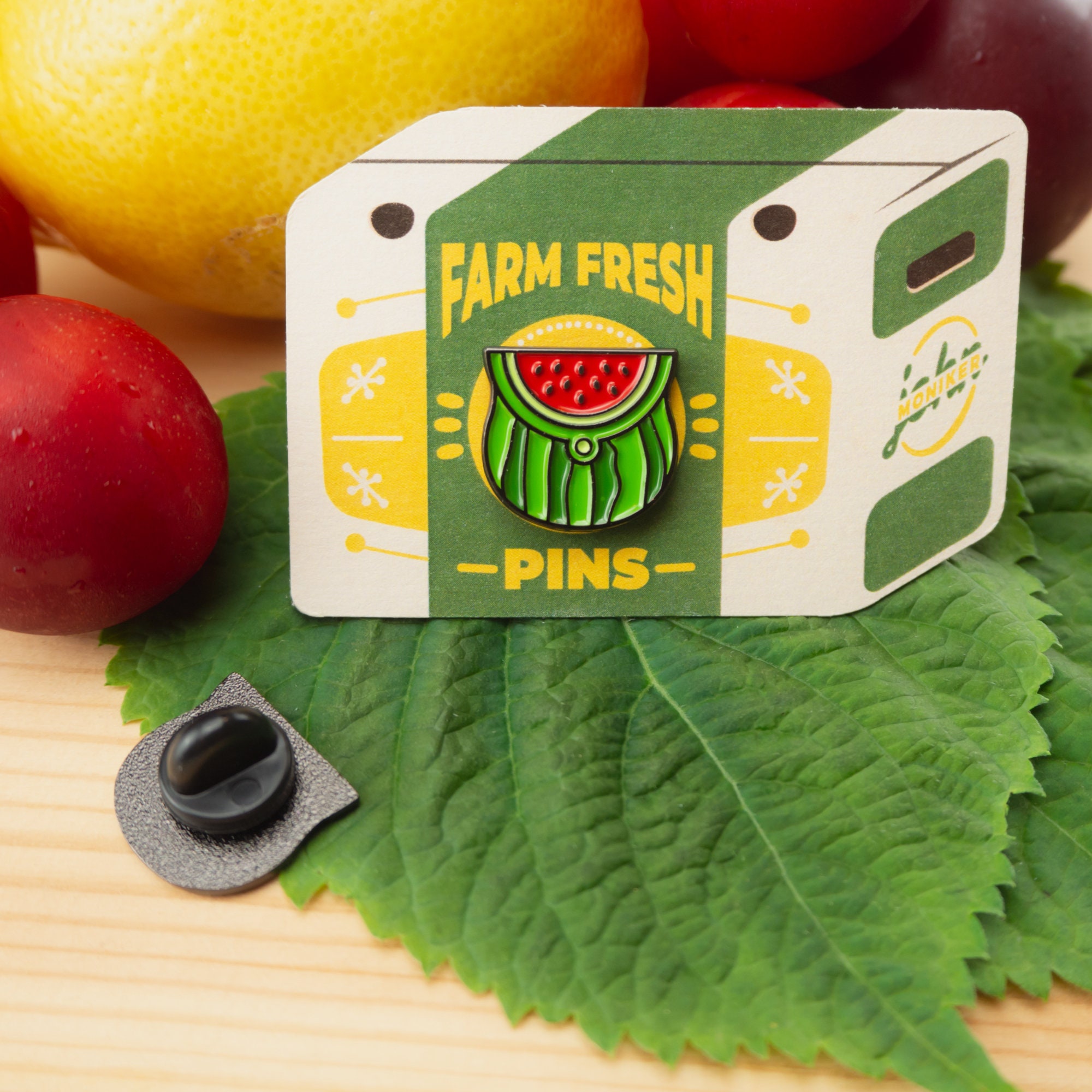 Watermelon Pouch Enamel Pin - Etsy Singapore