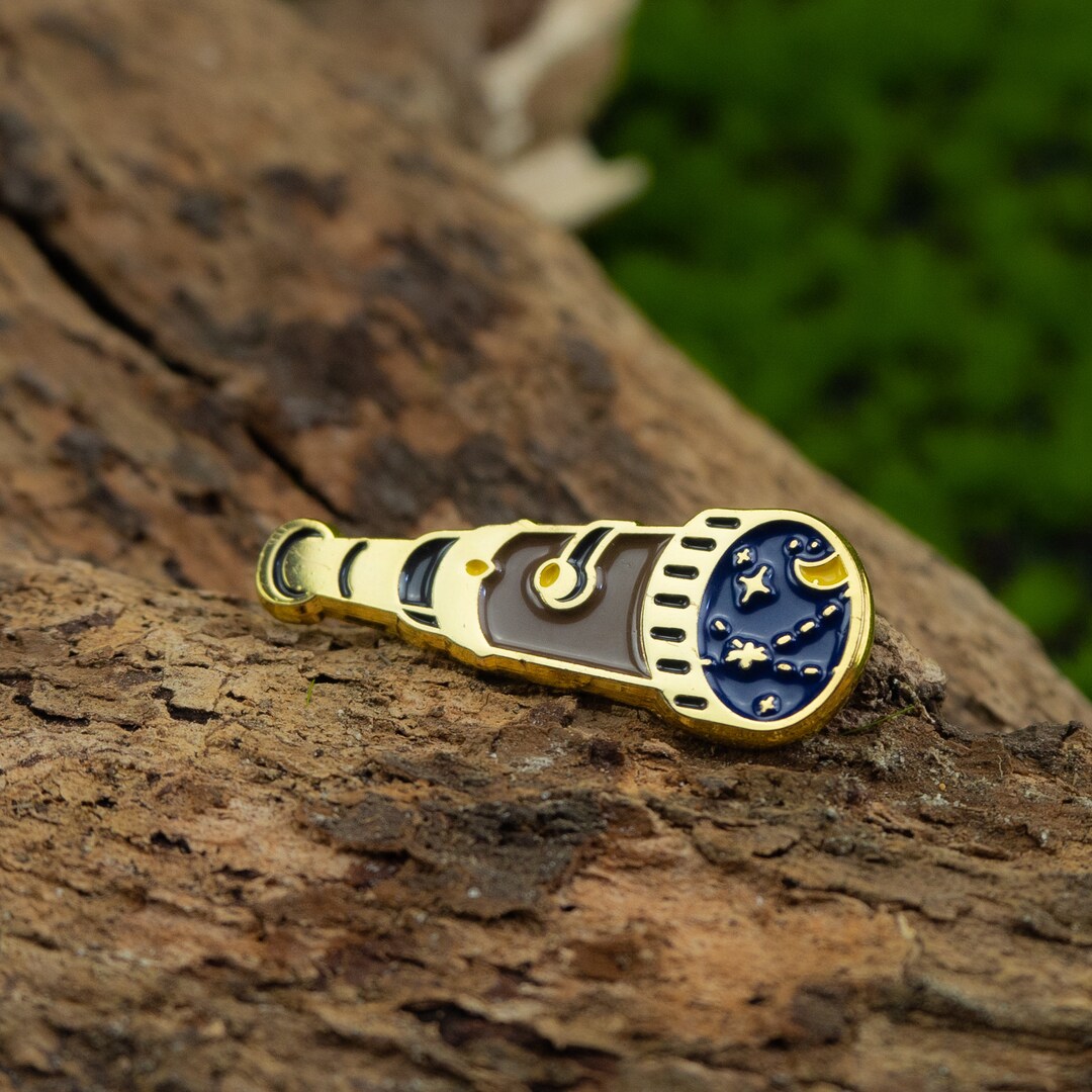 Galaxy Telescope Enamel Pin Travel and Wanderlust Series Gift Ideas for ...