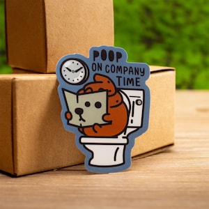 Dog Poop Sticker Pack Season 3 | Office Memes | Waterproof Vinyl ...