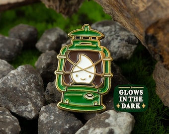 Star Lantern Enamel Pin Glow in the Dark Fantasy Jewelry Gold Silver ...