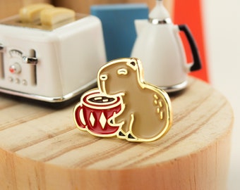 Capybara Enamel Pin - Etsy