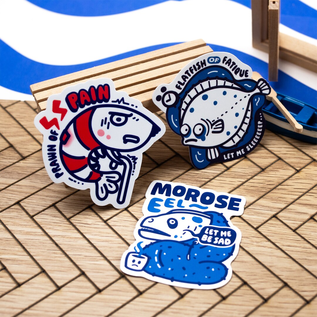 Penguin Swim Club Sticker Pack Season 2 – Funny Marine Animal Sticker ...