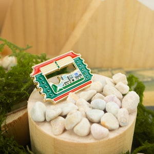 Train Ticket Enamel Pin | Travel and Wanderlust Series | Gift Ideas for ...