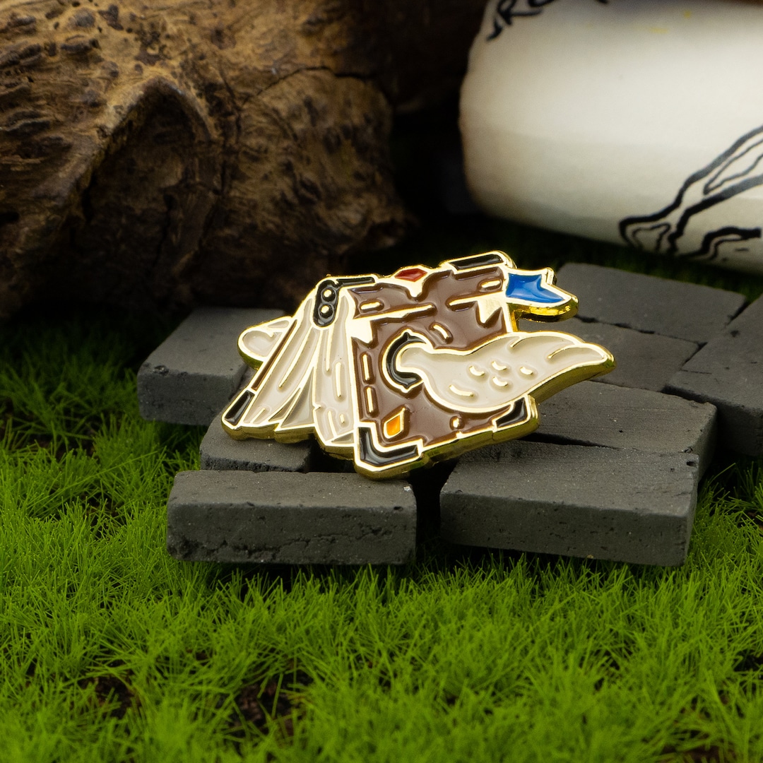 Magical Book of Flight Enamel Pin Unlock the Magic of Flying Fantasy ...