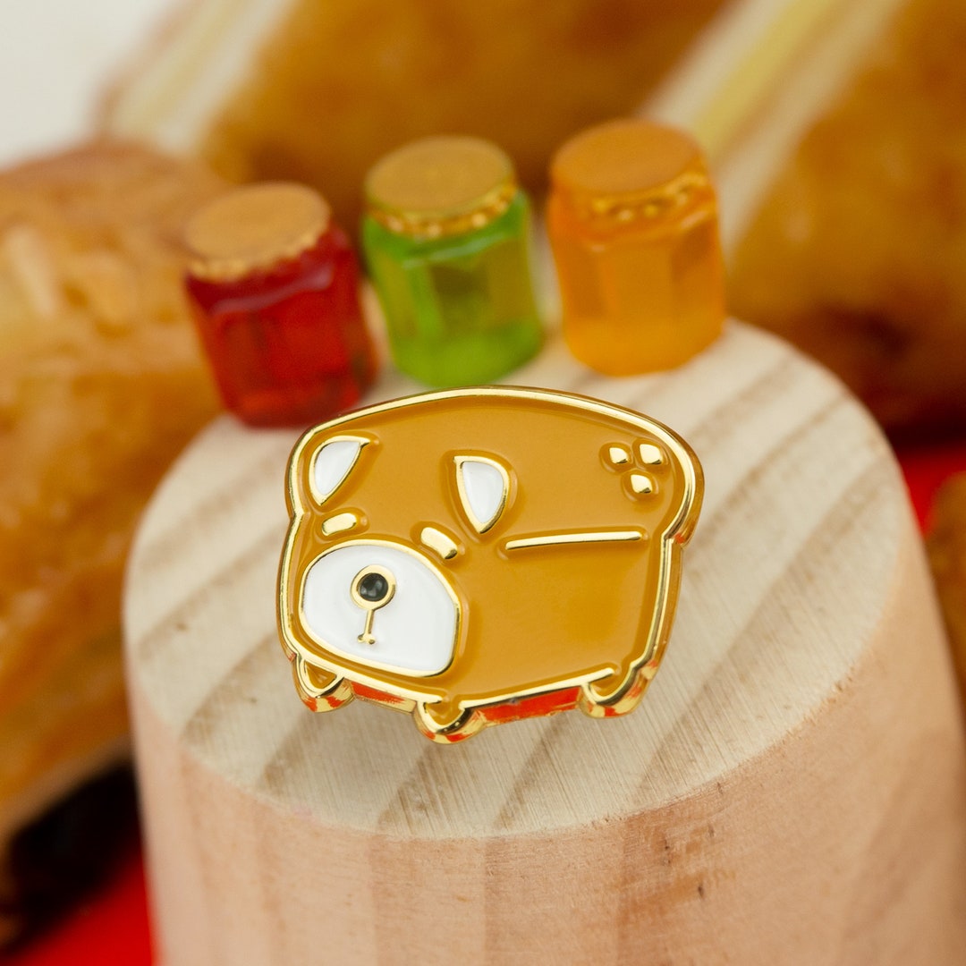 Bread Dog Enamel Pin – the Perfect Little Loaf | Cute Puppy as a Soft ...