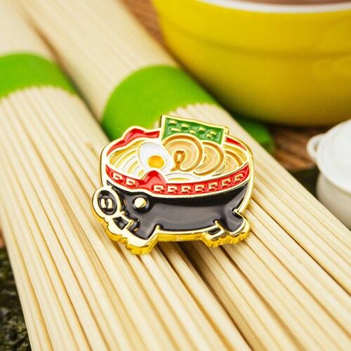 Ramen Crab Enamel Pin - Etsy