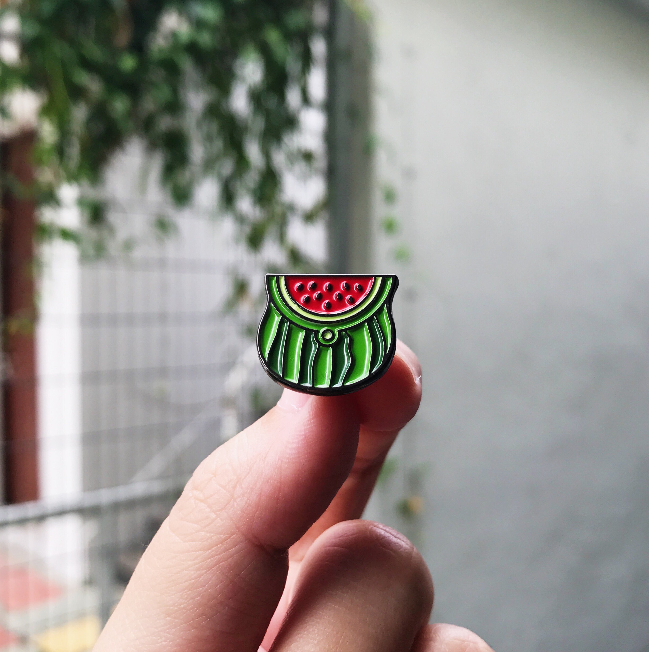 Watermelon Pouch Enamel Pin - Etsy Singapore