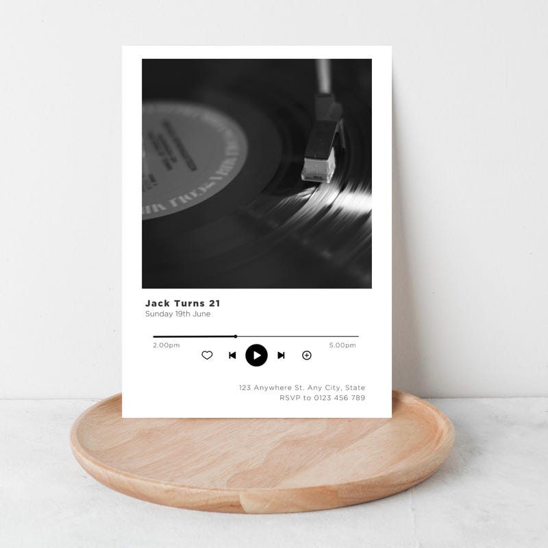 Vinyl Record Flyer - Etsy
