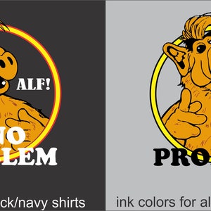 ALF NO PROBLEM - Premium T-shirt - Tri Blends/blends/soft Cotton ...