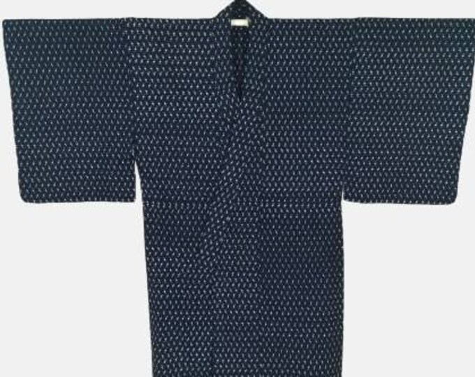 Japanese Kimono Robe Blue Men's Abstract Kimono Dress | Floral Kimono ...