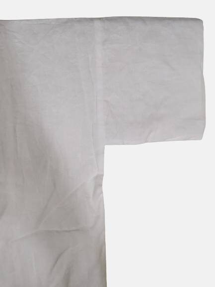 Japanese Traditional Juban White Cotton Floral Inner Under Wear Kimono ...