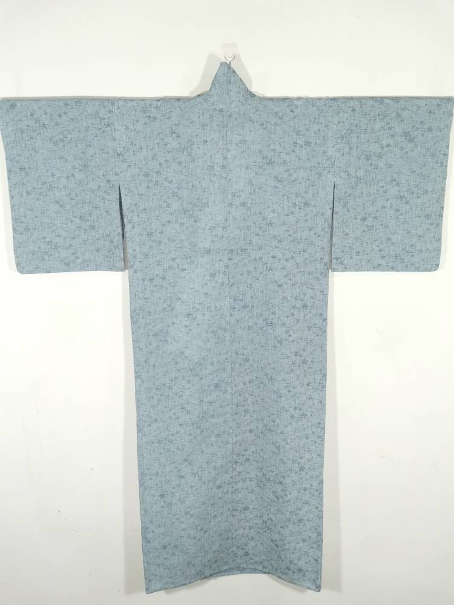 Japanese Kimono Robe Blue Floral Kimono Dress | Floral Kimono | Kimono ...