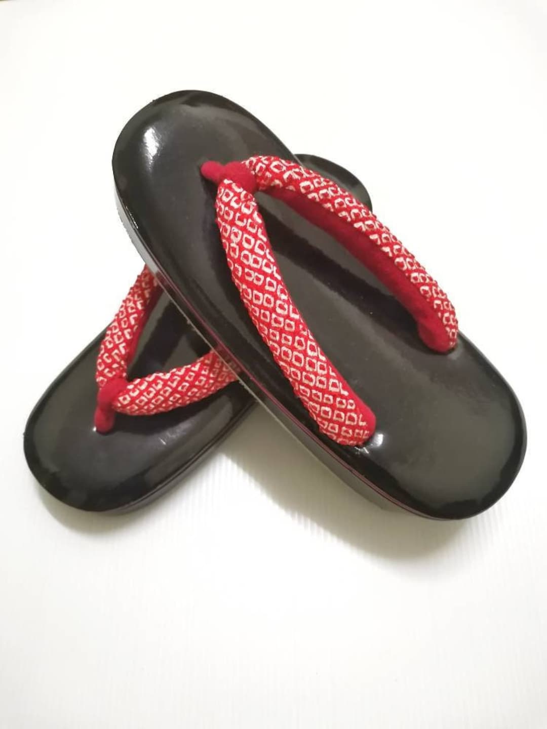 Japanese Traditional Beige Zori Geta Sandal Slipper Geta Shoes Geisha ...