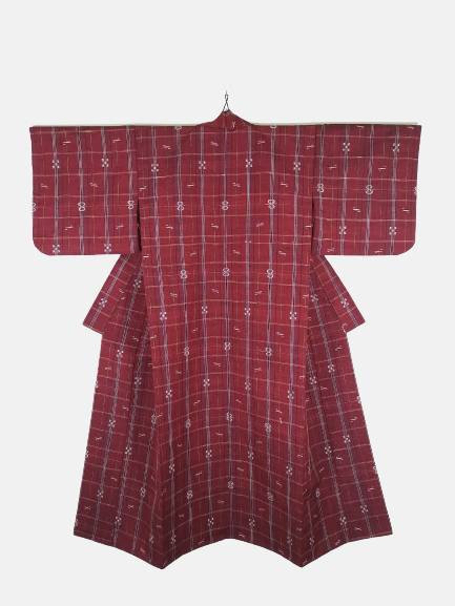 Japanese Kimono Robe Red Abstract Kimono Dress Floral Kimono - Etsy