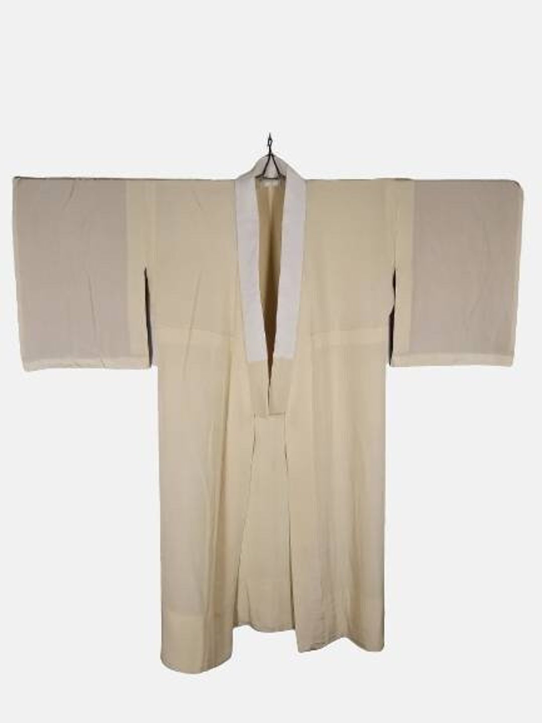 Japanese Women's Traditional Juban Beige Nagajuban Inner Under Wear ...
