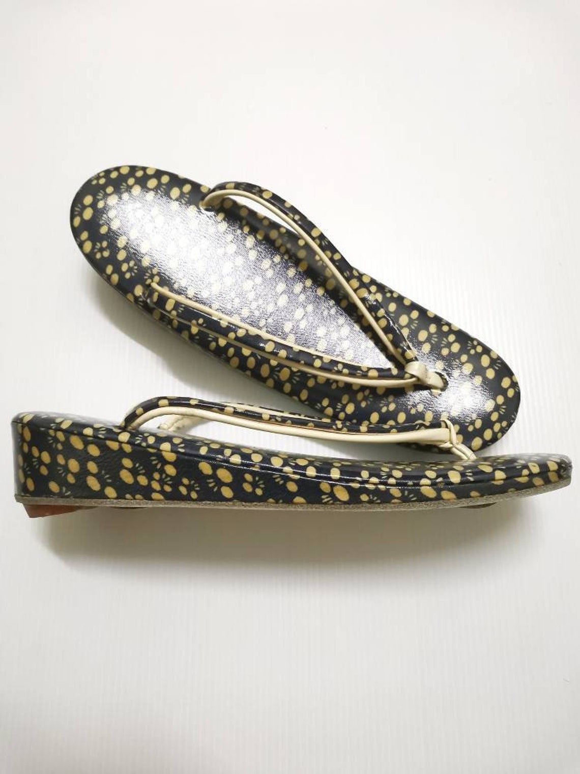 Japanese Traditional Blue Zori Geta Sandal Slipper Geta Shoes | Etsy