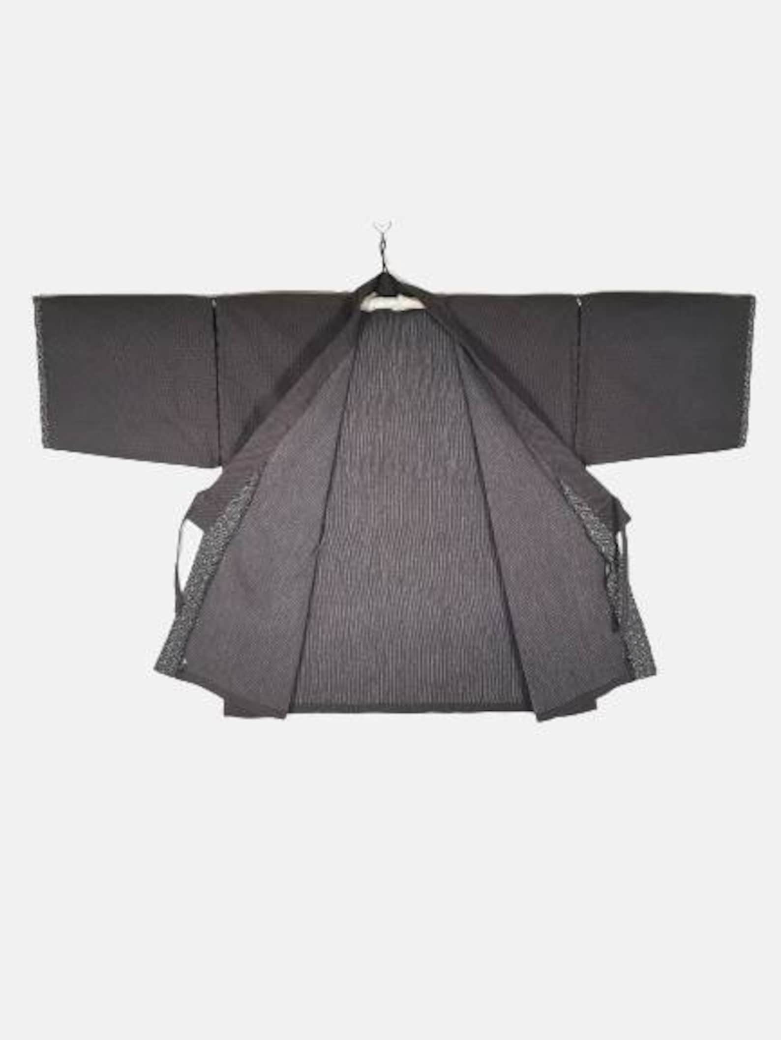 Japanese Brown Abstract Hippari Happi Haori Kimono Jacket - Etsy