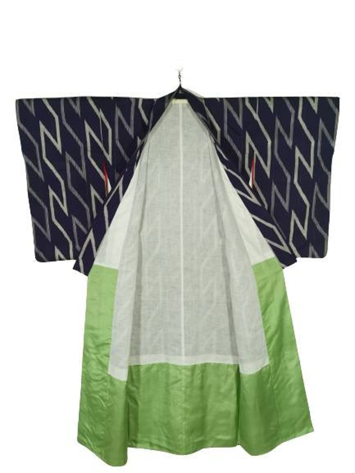 Japanese Kimono Robe Purple Abstract Kimono Dress Floral - Etsy